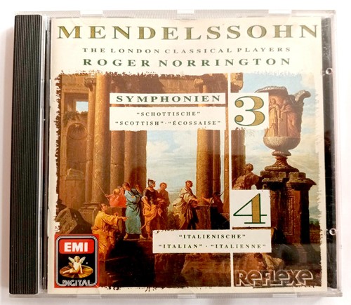 CD Mendelssohn, Roger Norrington - Symphonies N° 3 Op.56 & N°4 Op. 90 ...
