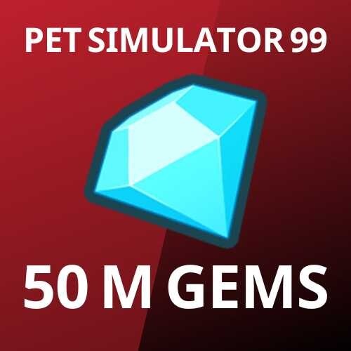 Pet Simulator 99 Gems -💎50M Diamonds - Cheap and Quick Pet Sim 99-PS99 ...