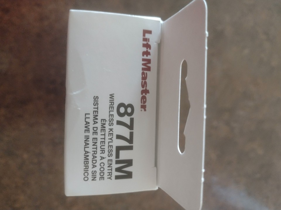 GENUINE OEM LIFTMASTER 877LM WIRELESS KEYPAD GARAGE OPENER, YELLOW ...