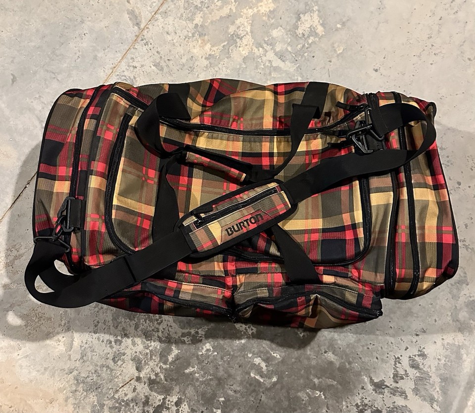 BURTON Snowboards Duffel Bag Snowboarding Bag BIG BURTON Duffle Bag Vintage RARE | eBay