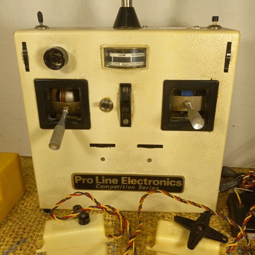 VINTAGE PRO-LINE COMPETITION SERIES TRANSMITTER RECEIVER R/C MODEL ...