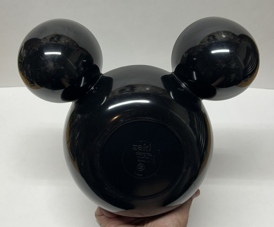 Disney Mickey Mouse Shaped Bowl Blk - Zak! Designs - Chip & Dip Snack ...