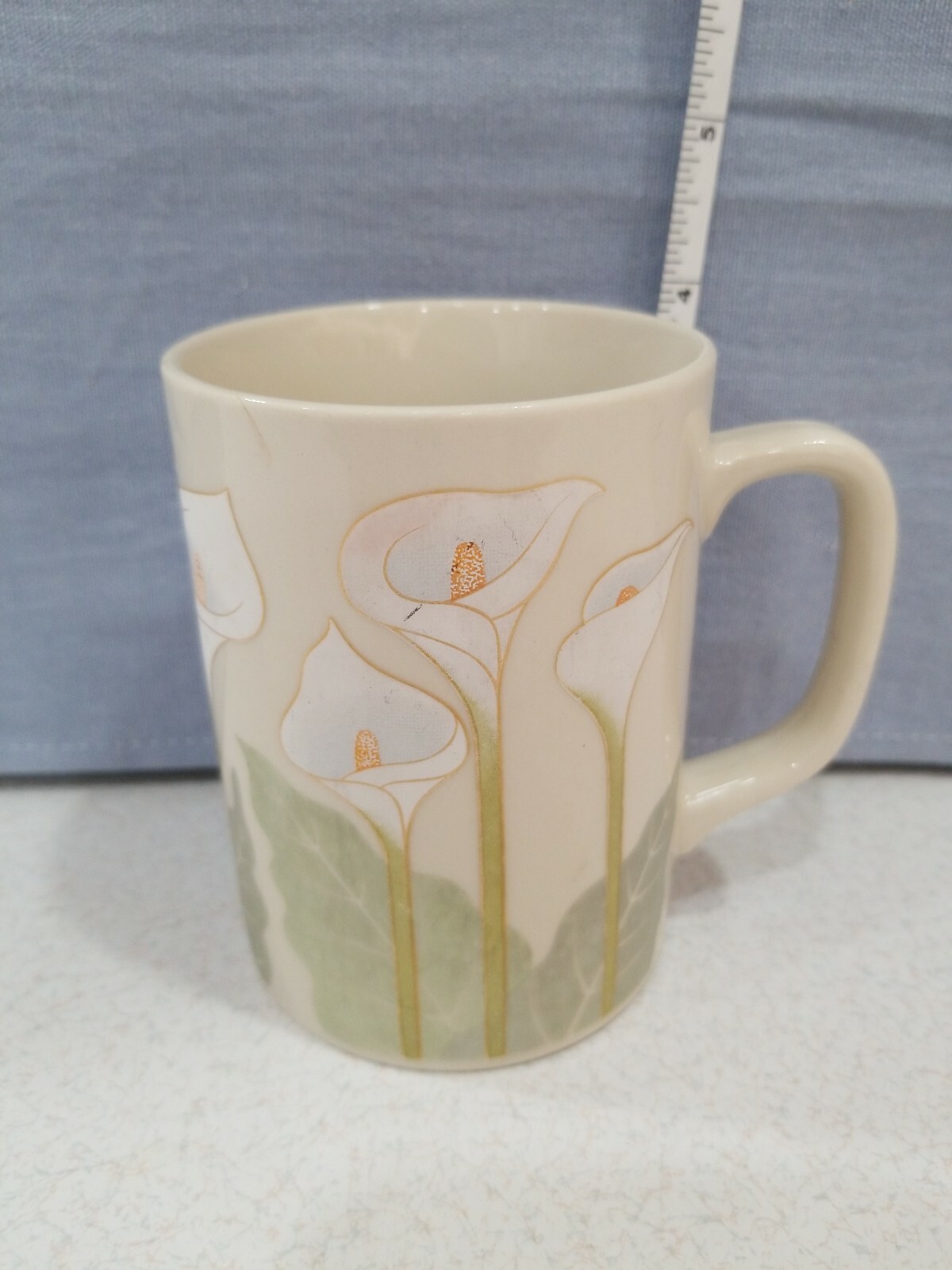 Vintage Otagiri Calla Lily Coffee Mug Cup Ceramic 8 oz EUC | eBay