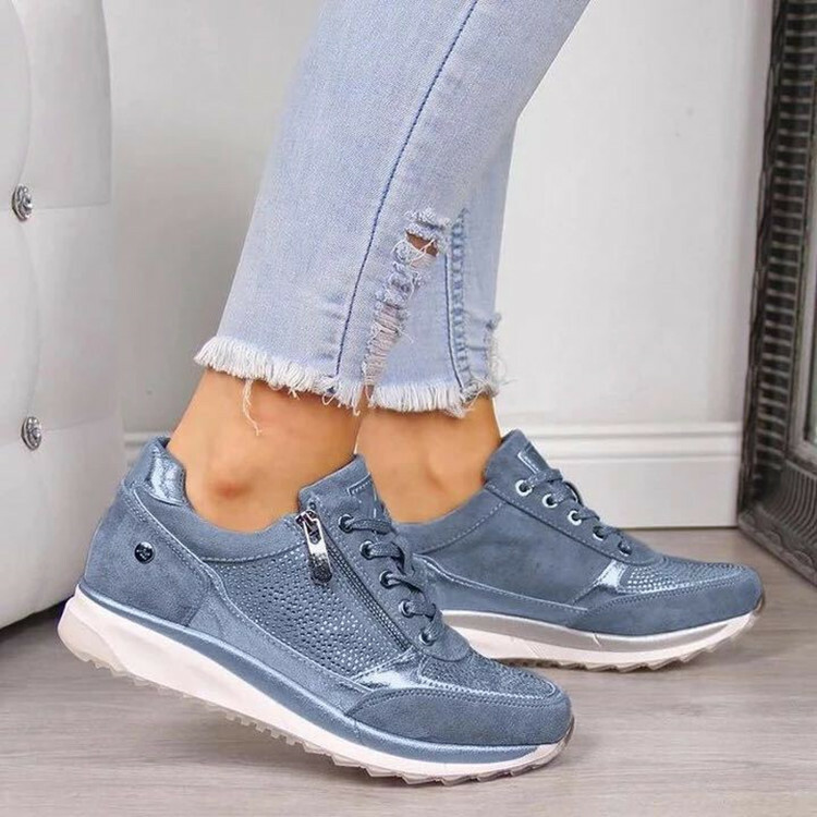New Women's Shoes Solid Color Rhinestone Sports Running Shoes Women | eBay