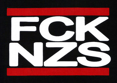 FCK NZS Patch / Aufnäher Neu Punk Gegen Nazis Punkrock Gegen Rechts ...