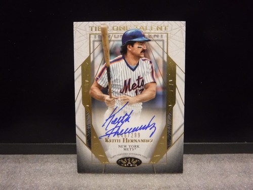 Mets--Keith Hernandez Auto (#/299) & Roberto Alomar Bat Relic (#/399 ...
