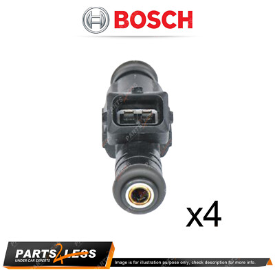 4 x Bosch Fuel Injectors Part Number 0280155884 Refer OE MJY 1006 40 ...