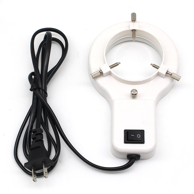 Stereo Microscope 8W Fluorescent Ring Lamp Light Illuminator 64mm Inner ...