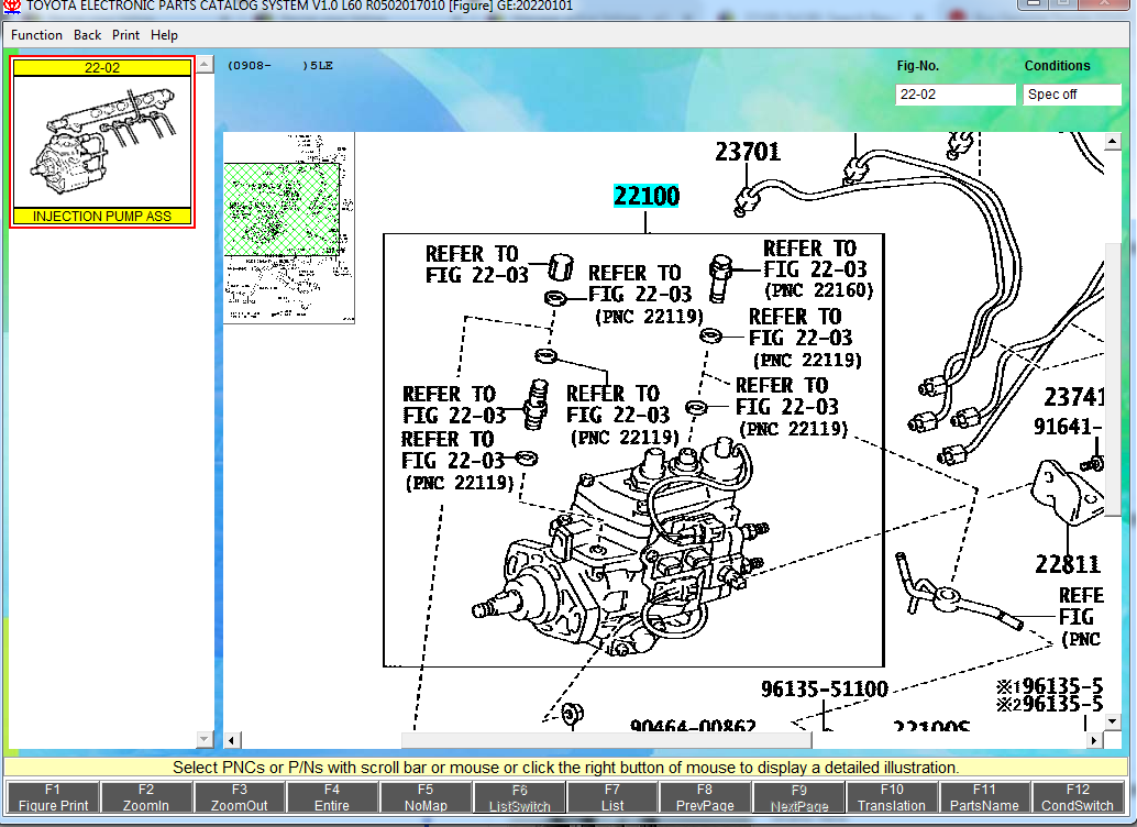 Genuine Toyota 5L 5LE Diesel Injection Supply Fuel Pump 22100-5D180 OEM ...