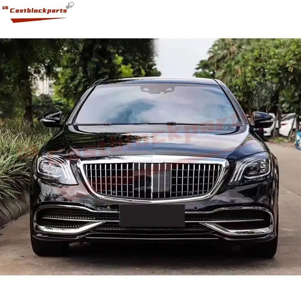 2018+ New Facelift Front Bumper For Mercedes W222 S-Class Maybach Style ...