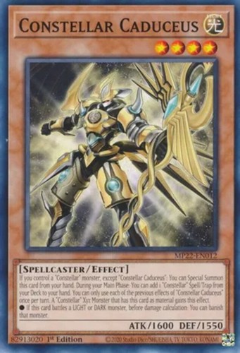 x3 Constellar Caduceus - MP22-EN012 - Common - 1st Edition Yu-Gi-Oh! M ...