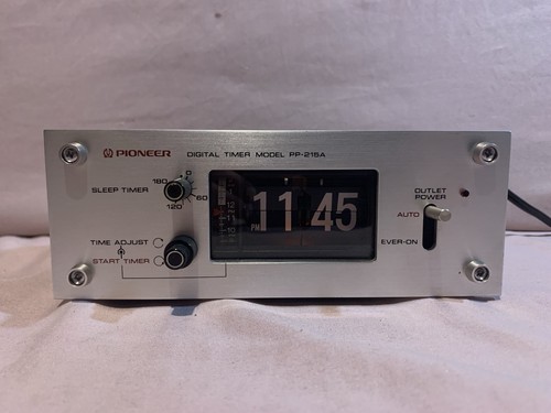 Pioneer PP-215A Digital timer model Alarm Flip Clock Audio Equipment | eBay