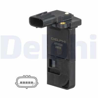 DELPHI Mass Air Flow Meter MAF For SUBARU Forester Impreza Legacy V ...
