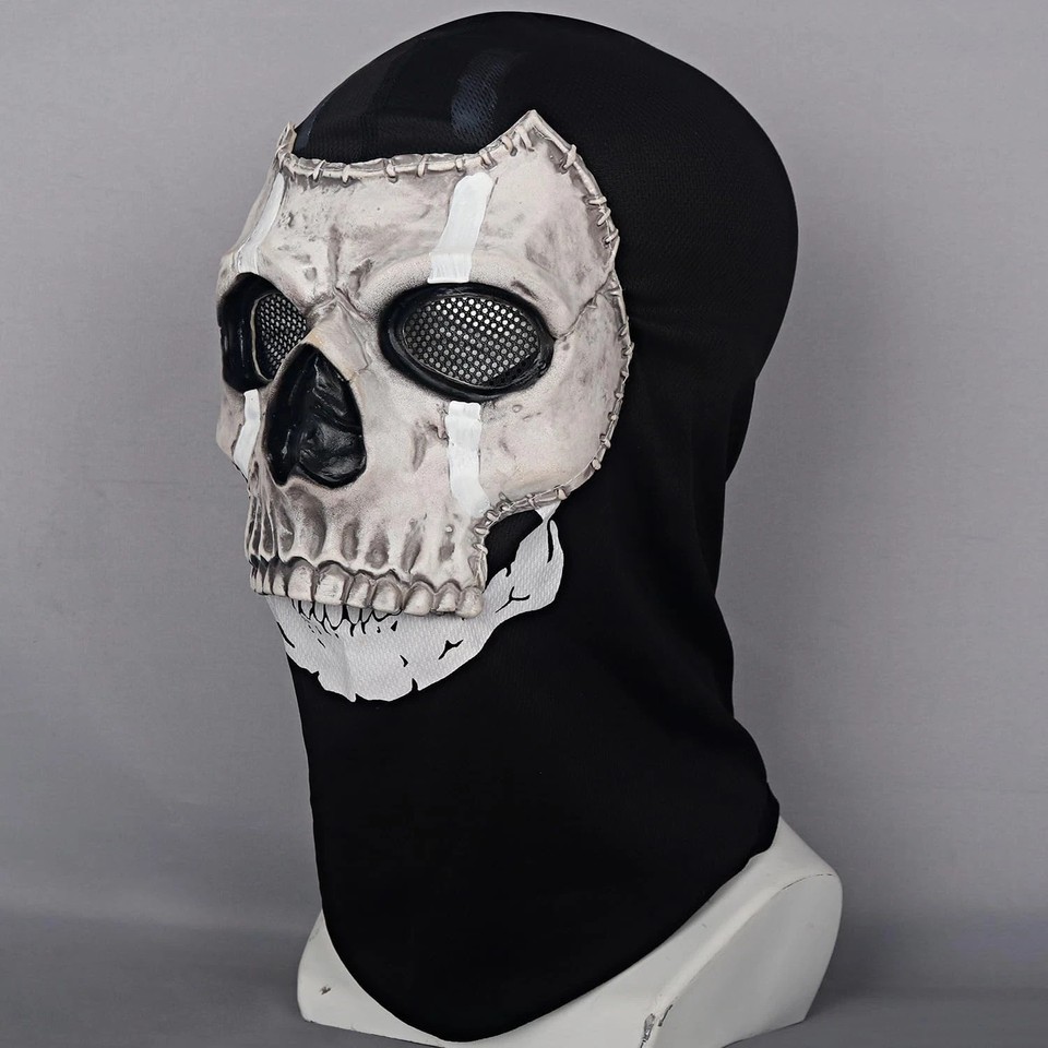 Ghost Call of Duty Mask Cod Ghost MW2 Mask Skull Face Mask for Cosplay ...