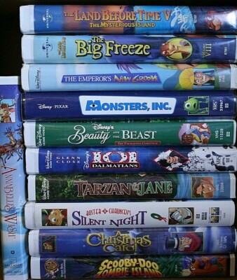 lot of 11 VHS Animation cartoons movies for kids and family.$15.00 Pre ...