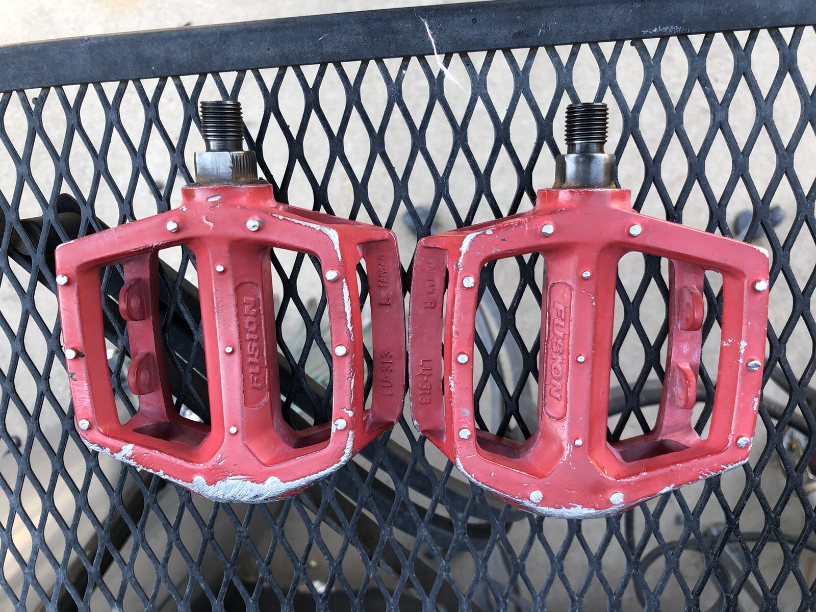 MIDSCHOOL BMX HARO FUSION 1/2” PEDALS RED Alloy Material | eBay