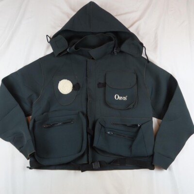 Vintage Orvis Neoprene Fishing Jacket Olive Green L | eBay