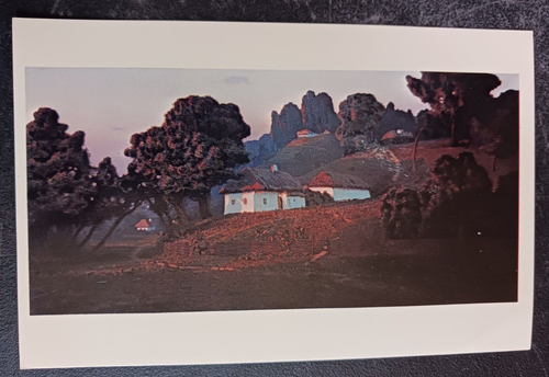postcard art Arkhip Ivanovich Kuinji Evening in the Ukraine painting ...