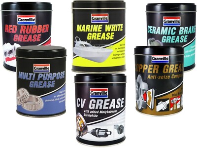 Granville Grease. Multi Purpose, CV, Copper, Red Rubber, Marine ...
