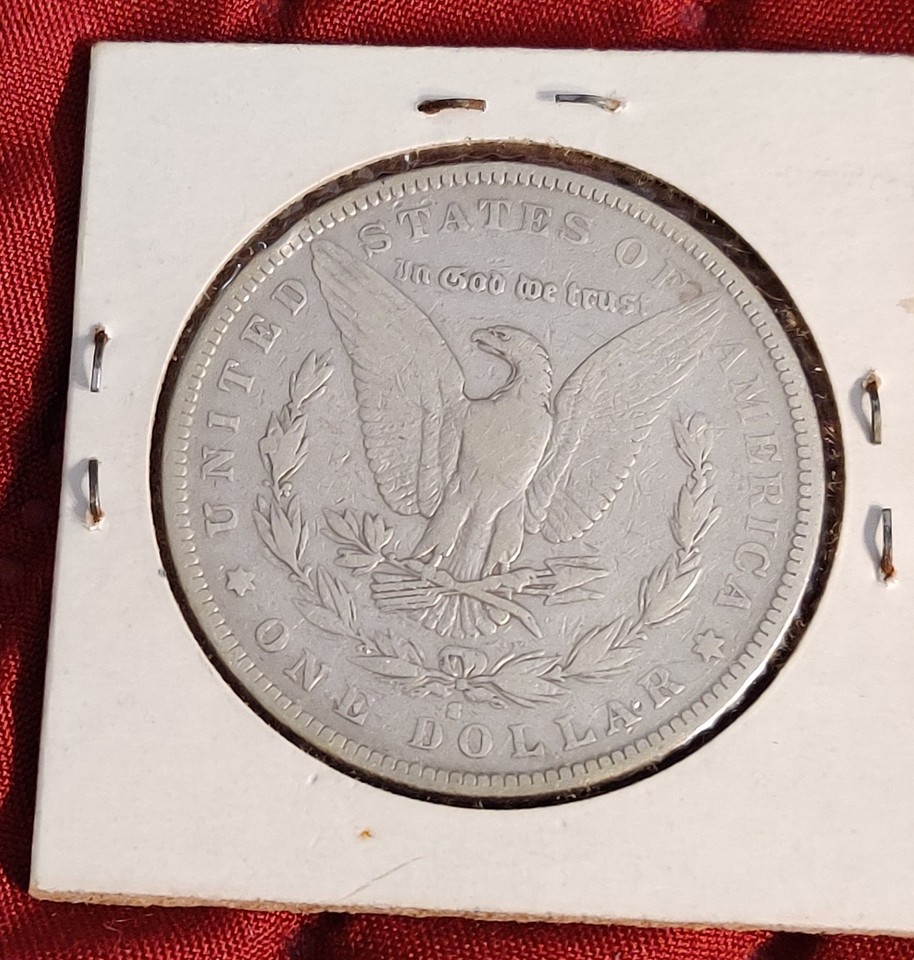1884 mint S Morgan silver dollar coin $1 rare find mint San Francisco ...