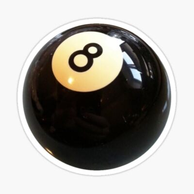 Pool Sport Billiard Ball Number 8 Pool Table Fun Whimsical Vinyl Decal ...