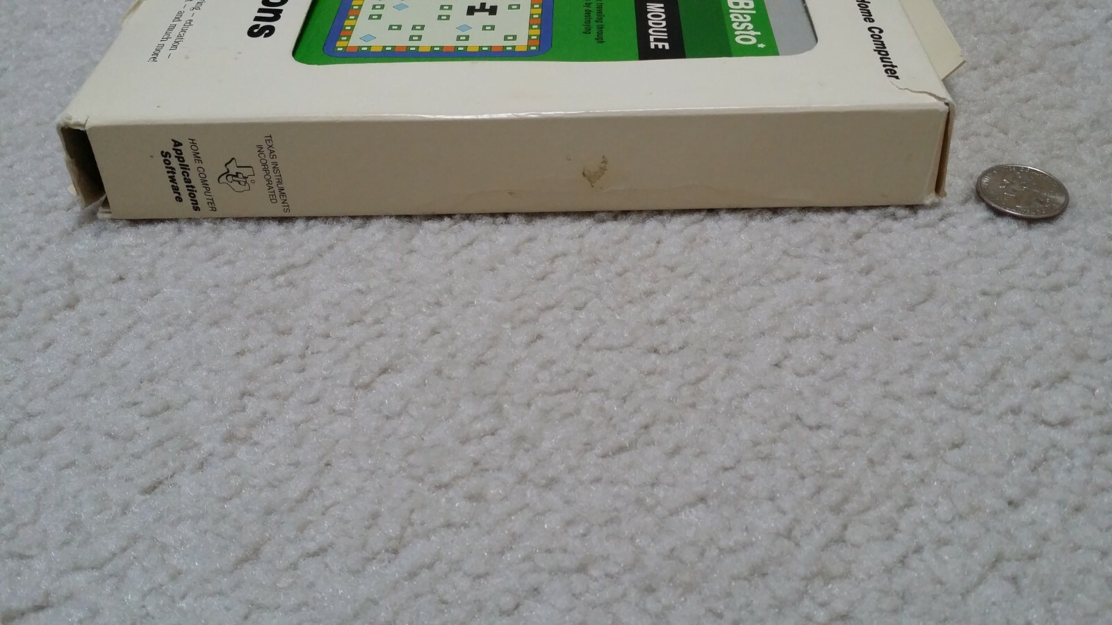 Texas Instruments TI-99 4A computer cartridge with box and manual ...