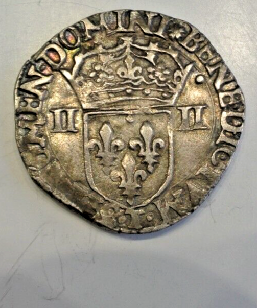 CHARLES X 1/4 ECU 1591 T =NANTES TTB + RARE SILVER coin | eBay
