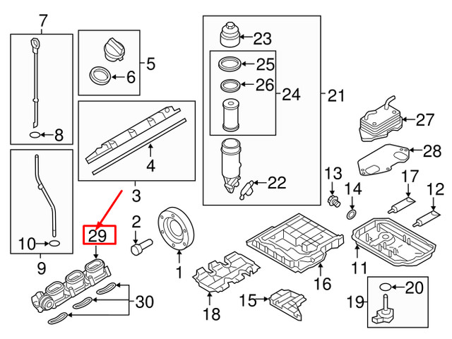 OEM Volkswagen Touareg 7p Left Intake Manifold 06E133109AS Genuine for ...