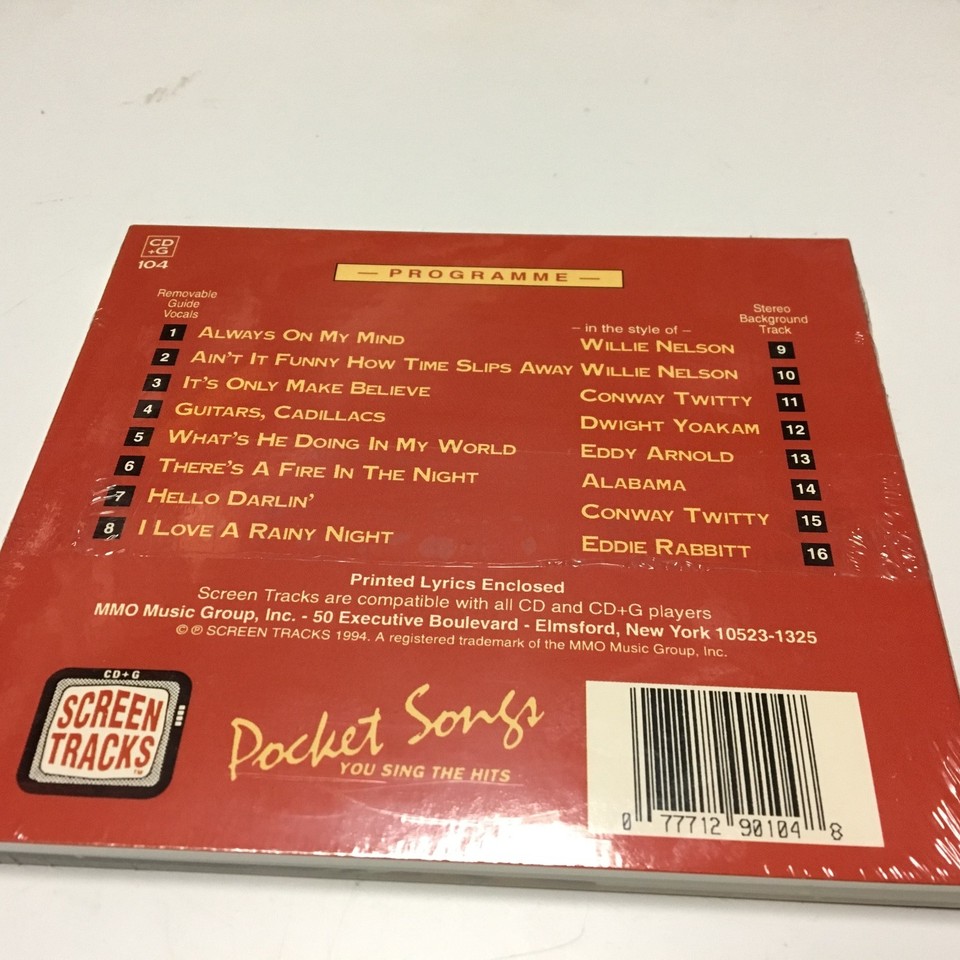 Pocket Songs Karaoke Country male Classics Pscdg 104 77712901048| eBay