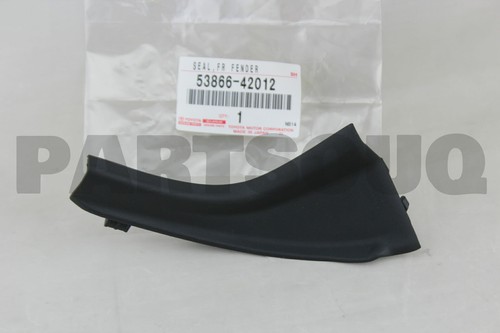 5386642012 Genuine Toyota SEAL, FRONT FENDER TO COWL SIDE, RH 53866 ...