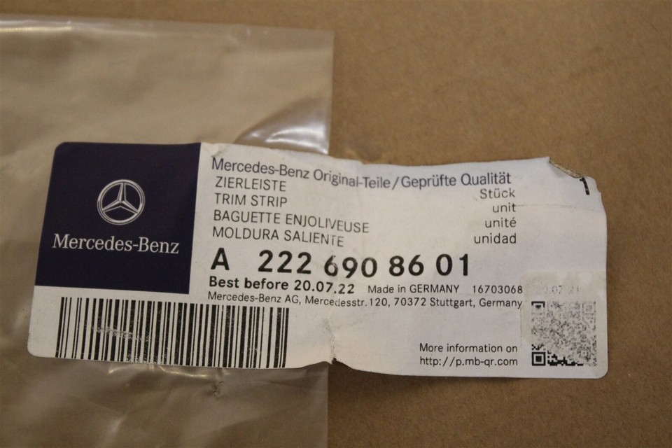 A2226908601 Ornamental Trim New genuine Mercedes-Benz part (see item ...