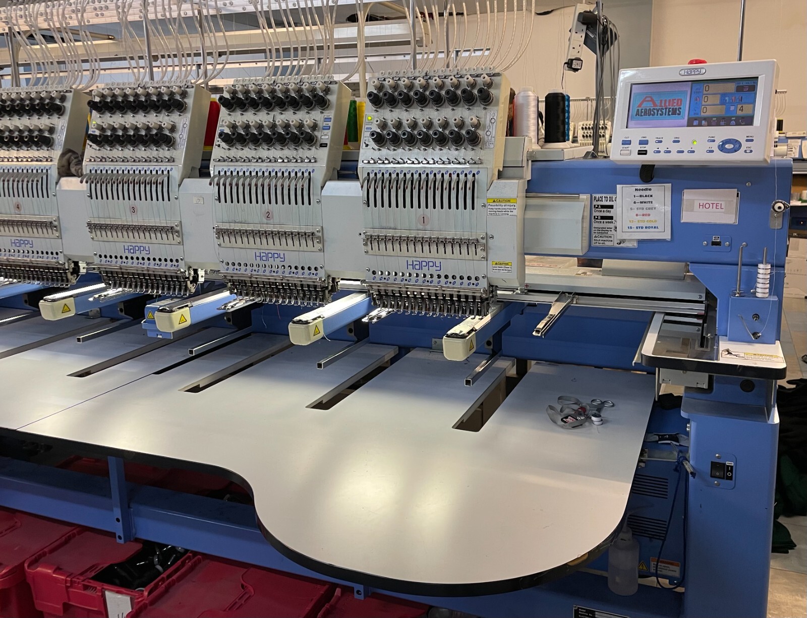 embroidery machine happy 6 head | eBay UK