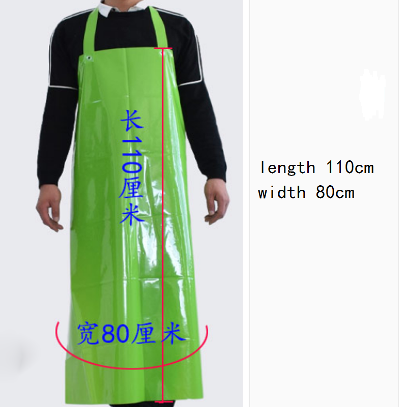 PVC Waterproof Resistant Work Apron Home Garden Outdoor Kitchen Fishing ...