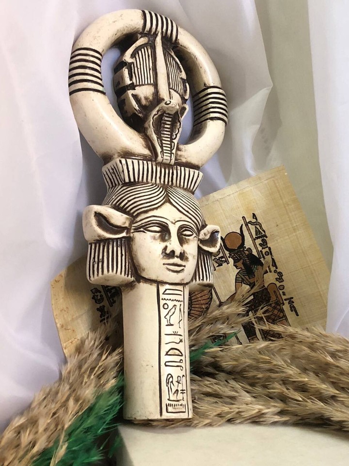 Handmade Ankh of Hathor Replica statue Home decor. | eBay