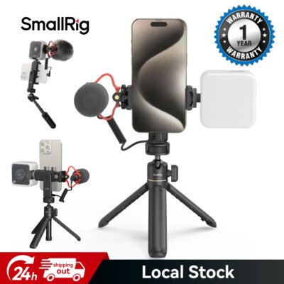 SmallRig Smartphone Vlog Tripod Phone Stand for iPhone for YouTube and ...