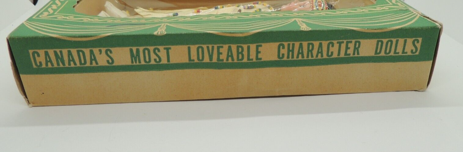 Vintage Native American Doll Original Box Hand Made Canadas Most ...