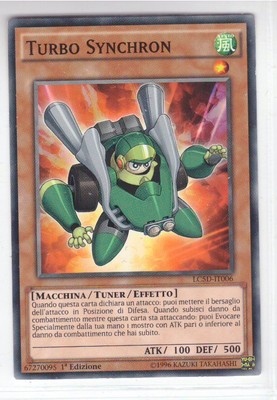 Yu-Gi-Oh Turbo Synchron LC5D-IT006 Comune Ita | eBay