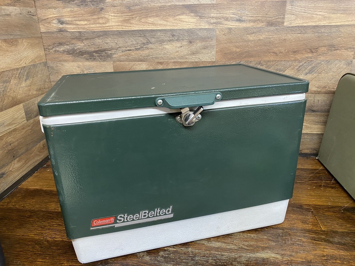 Antique Coleman Cooler Old Coleman Steel Belted Cooler I Fixed Up!