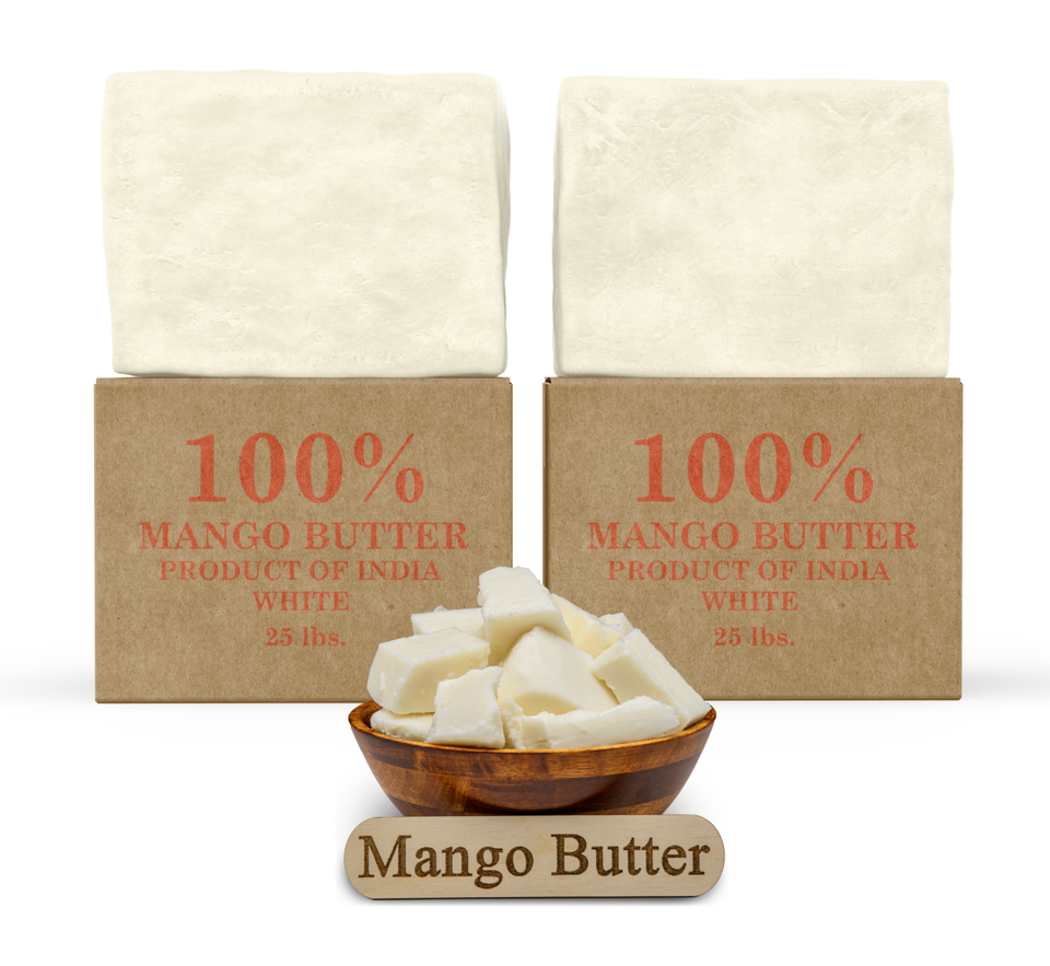 Raw Mango Butter 100% Pure Organic Natural Unrefined For Skin Body Hair ...