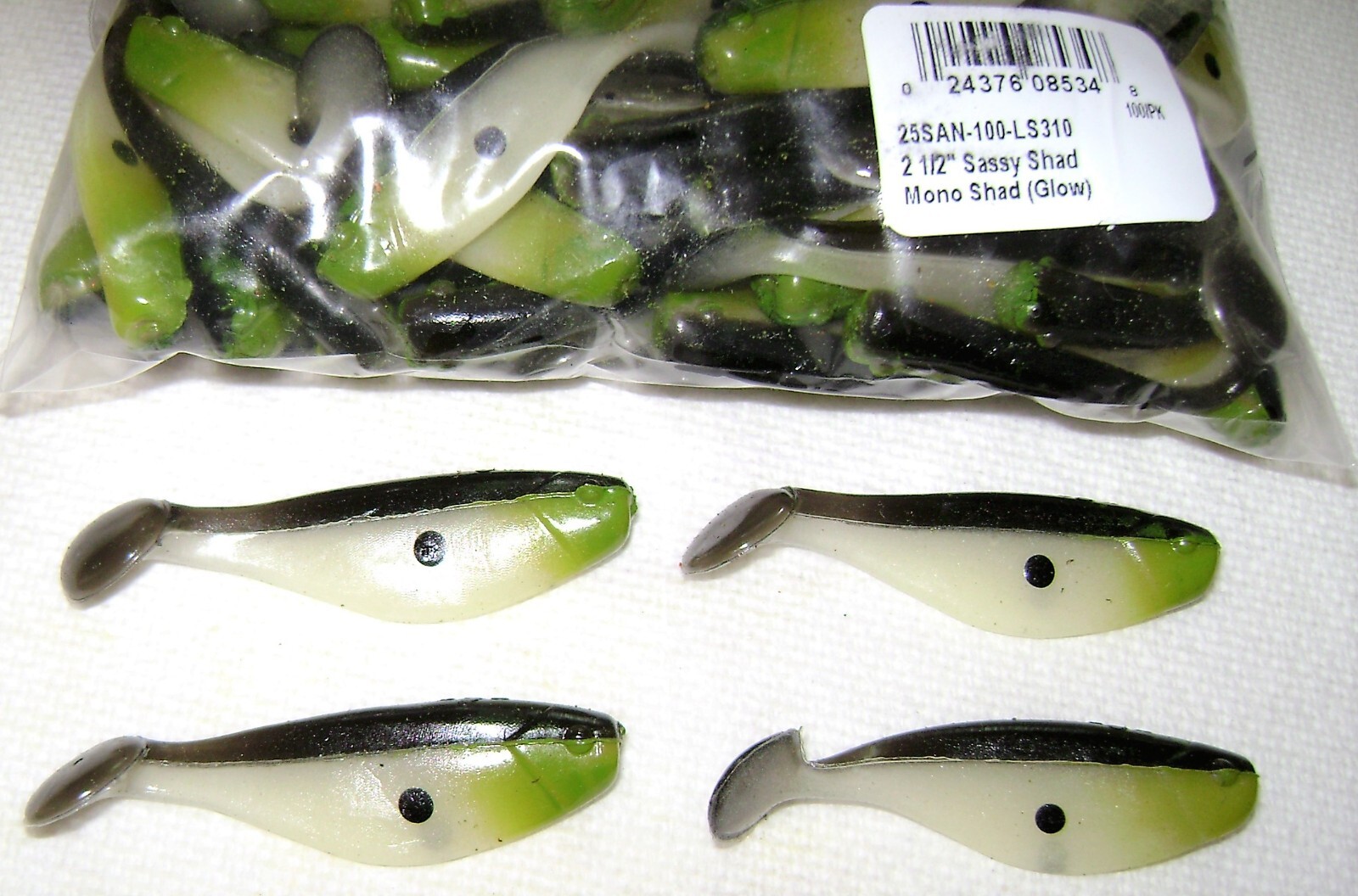 400 MISTER TWISTER NATURE SASSY SHAD LURES FIRETIGER MONO SHAD CHART ...