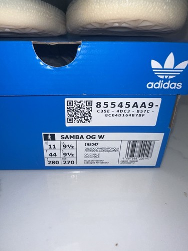 Adidas Samba OG Sneakers Shoes Black/Wonder Quartz RIBBON Laces IH8047 ...