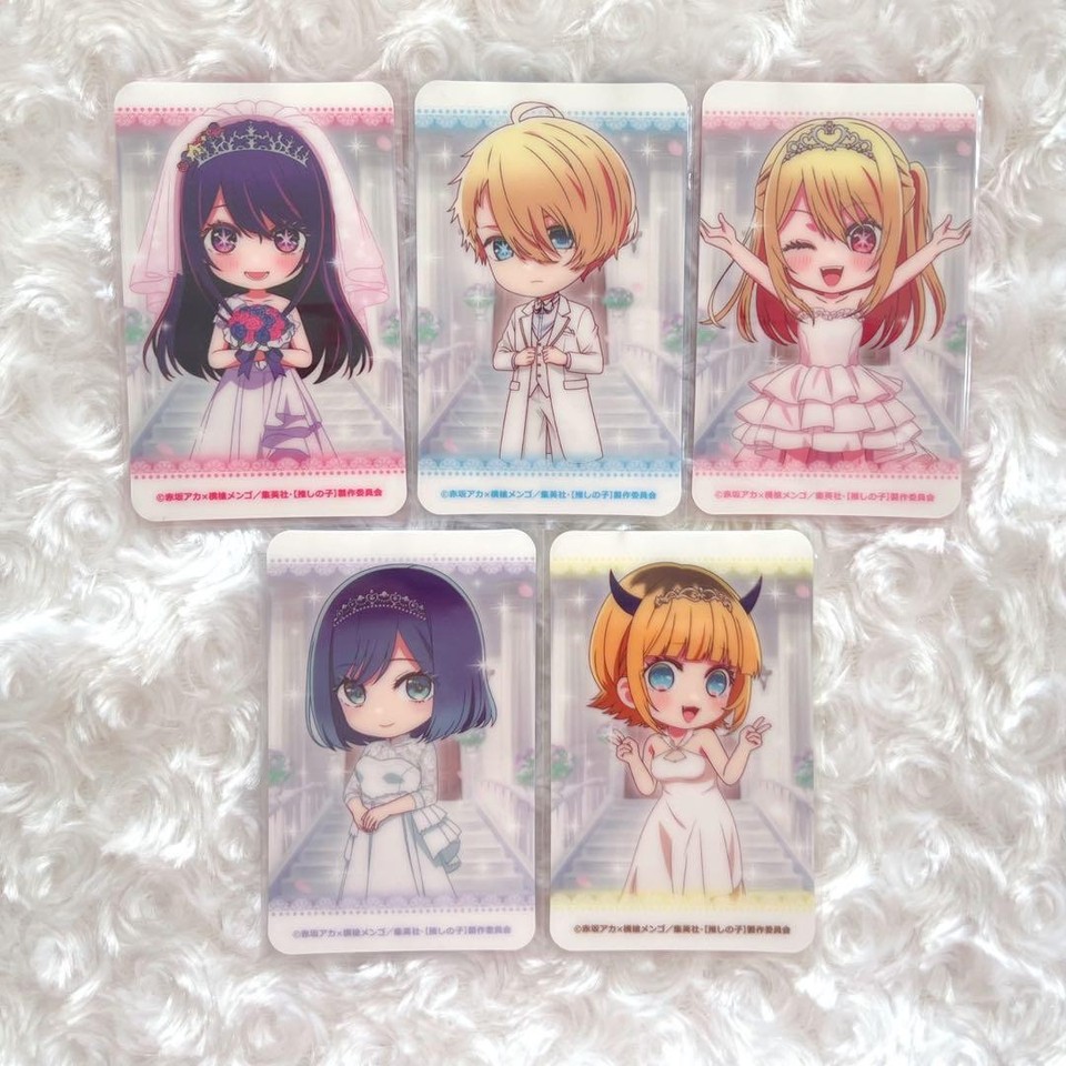 Oshi No Ko Color Iron Visual Card Eye, Ruby, Aqua, Akane, MEMcho | eBay UK