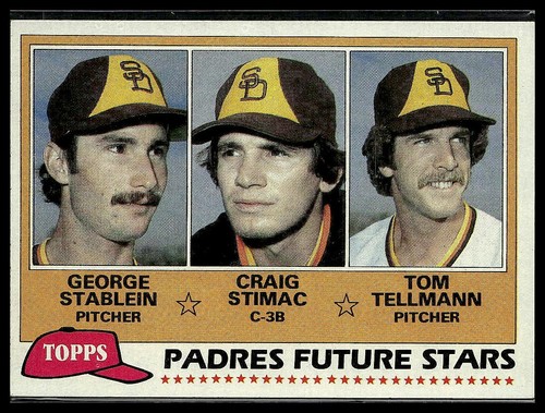 George Stablein / Craig Stimac / Tom Tellmann *ROOKIE CARD* (RC) 1981 ...
