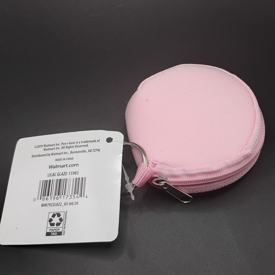 Light Pink Pen+Gear - Earbud Pouch - Soft Sides - Zipper - Earbud/Cord ...