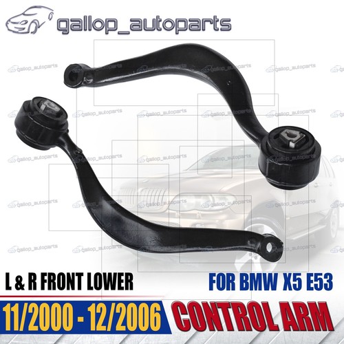 Set of 2 Lower Front Control Arm Kit for BMW X5 E53 3.0L 4.4L 4.6L 4.8L ...