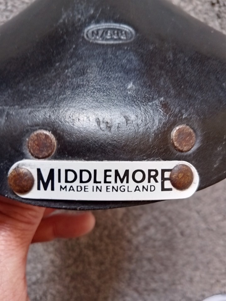 Vintage Middlemore Leather Race Saddle b89/N | eBay UK