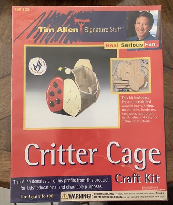 Tim Allen Signature Stuff Critter Cage Project Kit, Crafts, Lady Bug ...