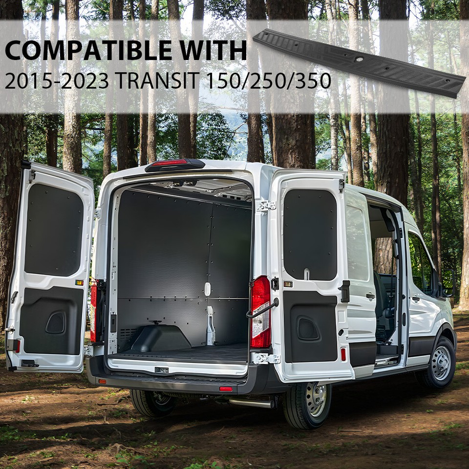 Rear Door Sill Trim Plate Panel Fit For 2015-2023 Ford Transit 150/250 ...