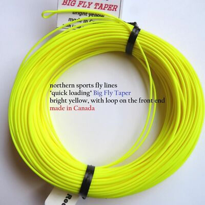 WF-8-F floating FLY LINE big fly taper w/ LOOPS ***Made in Canada*** | eBay