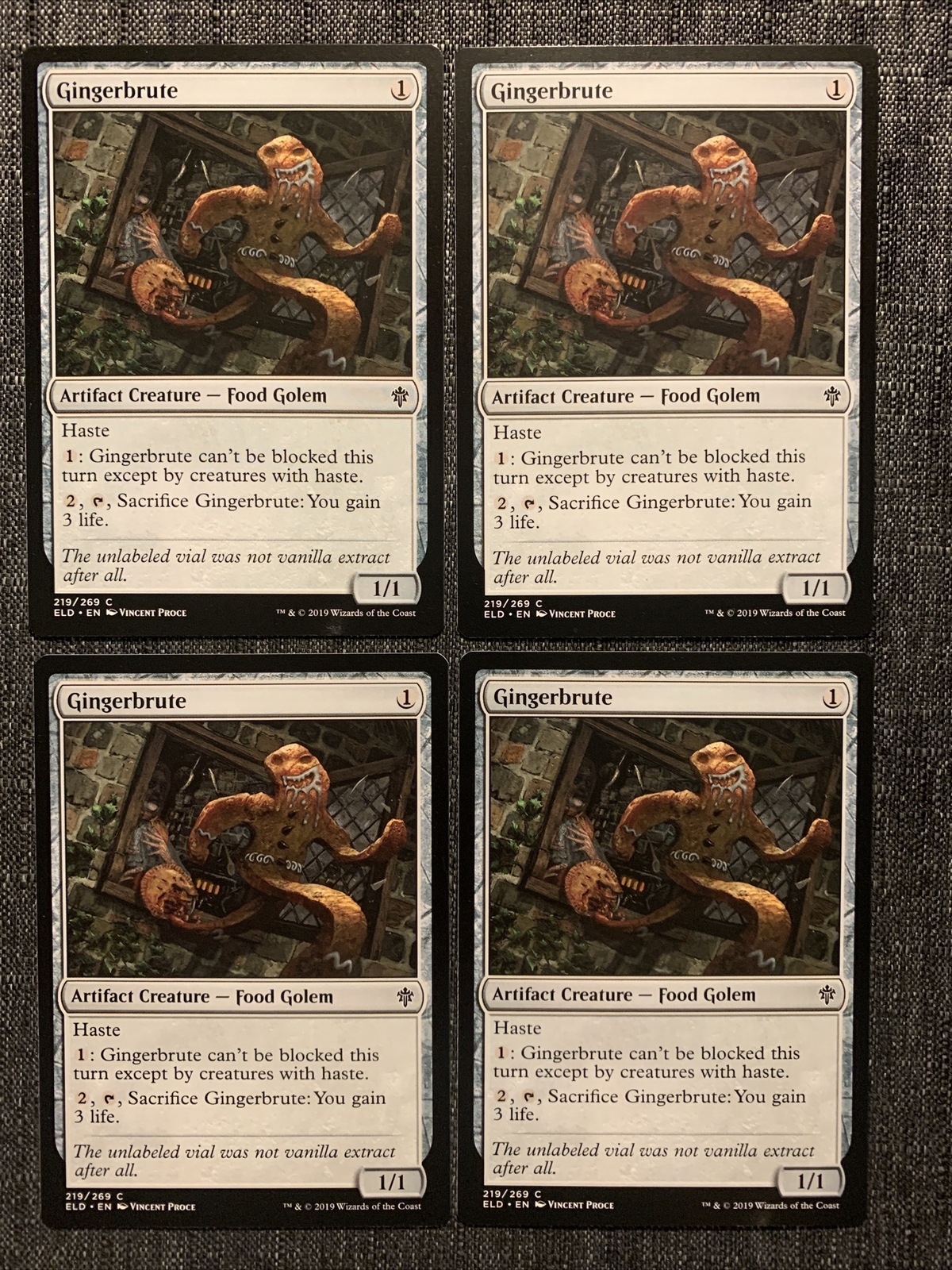4x Gingerbrute | NM | Throne of Eldraine | MTG Magic The Gathering | eBay